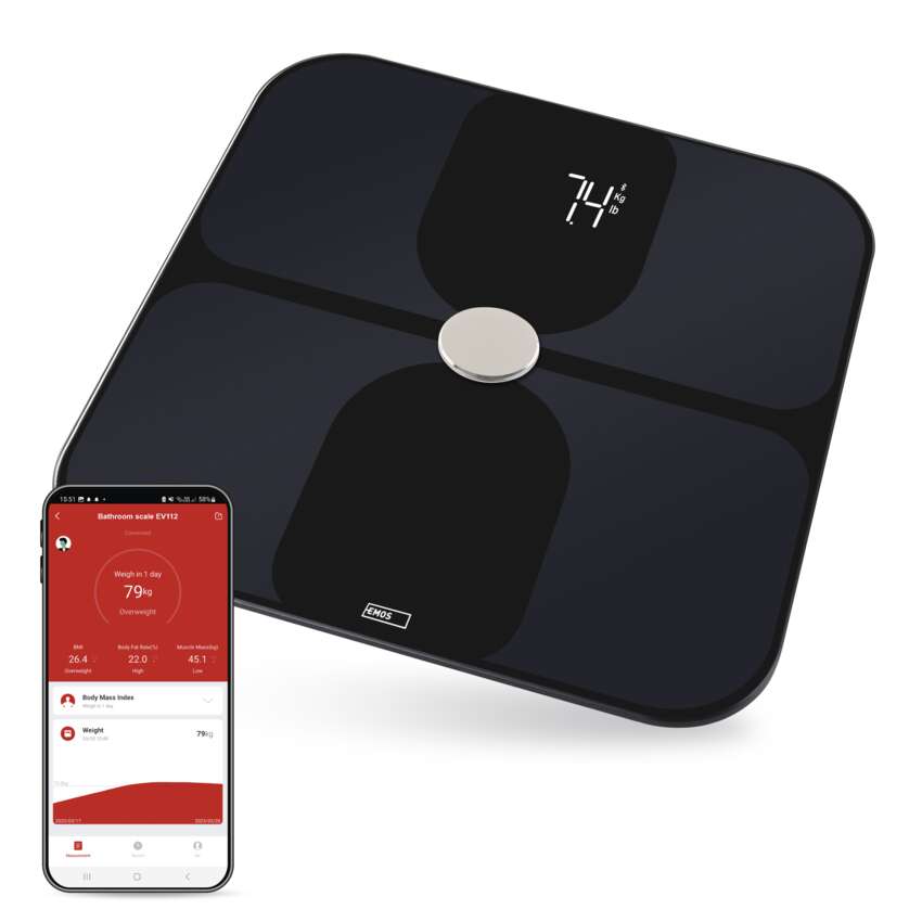 GoSmart Digital Weight Scale EV112 - EMOS GoSmart