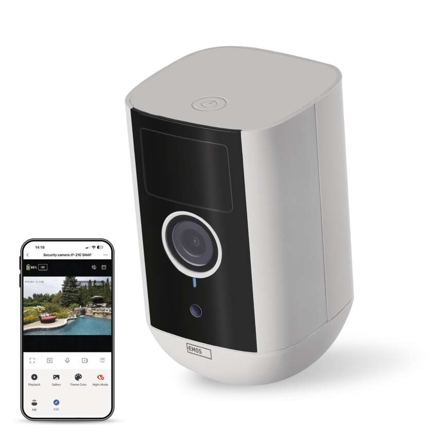 GoSmart Outdoor battery-powered camera IP-210 SNAP with WiFi - EMOS GoSmart