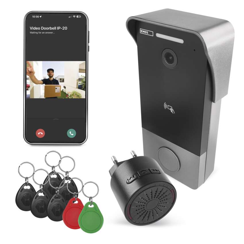 GoSmart IP-20PoE video doorbell IP-20PoE - EMOS GoSmart